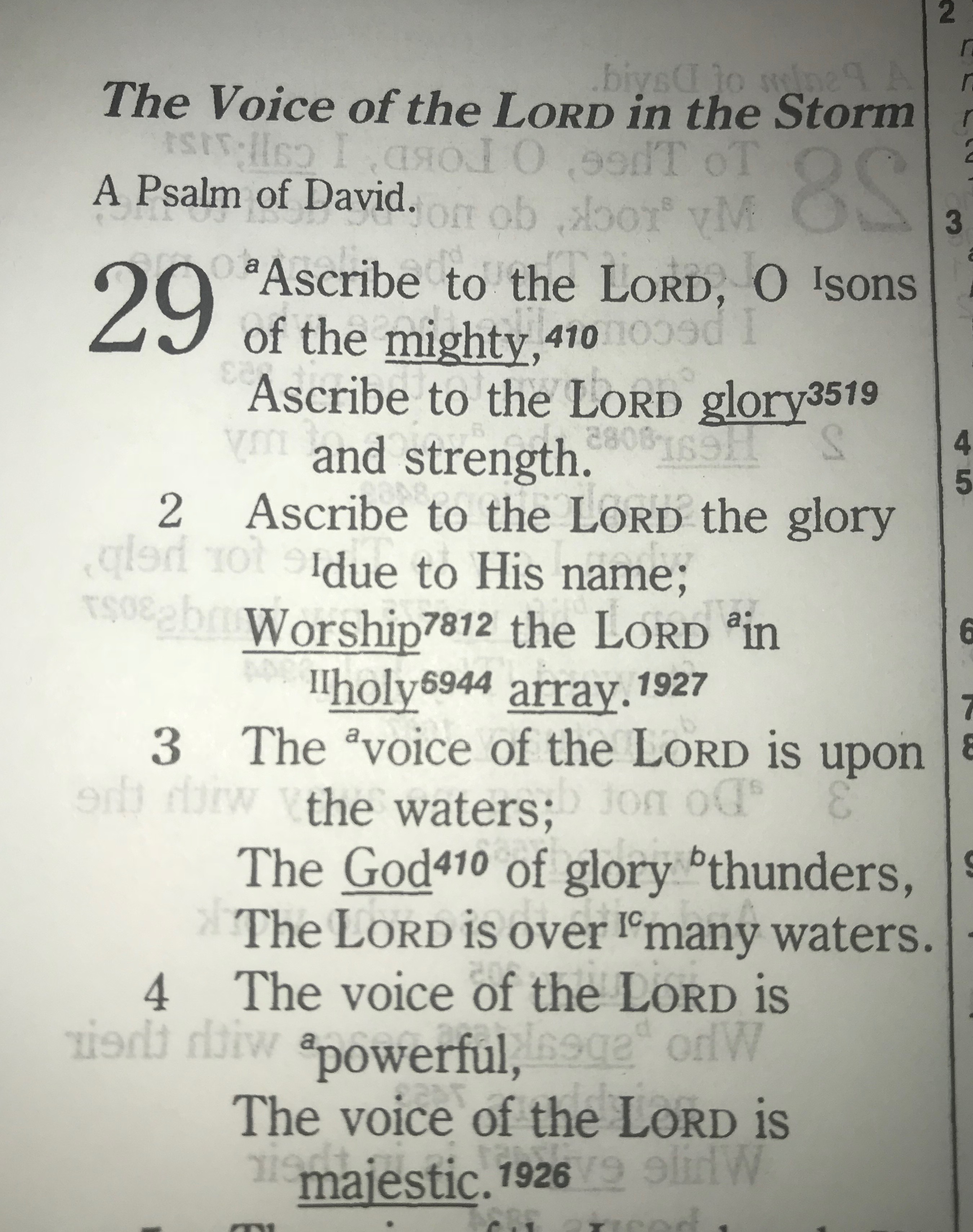 “The Voice of the Lord in the Storm” – Listening to Him
